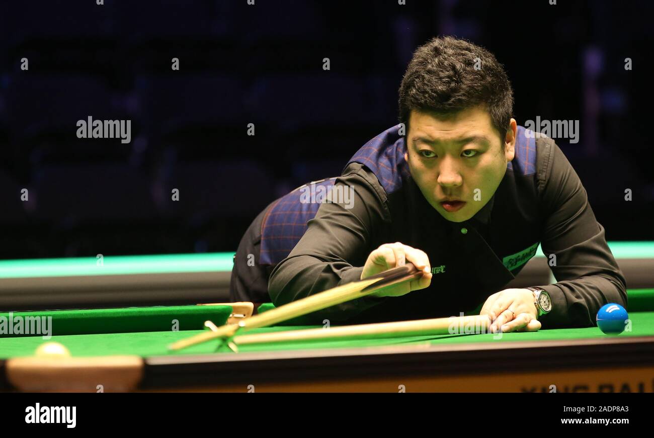 Li Hang during day eight of the Betway UK Championship at the York ...
