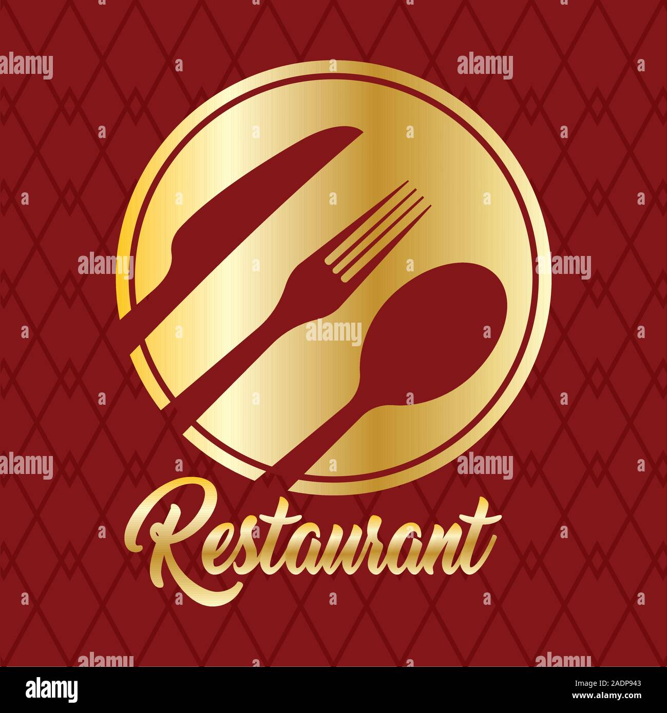Restaurant logo illustration Stock Vector Image & Art - Alamy