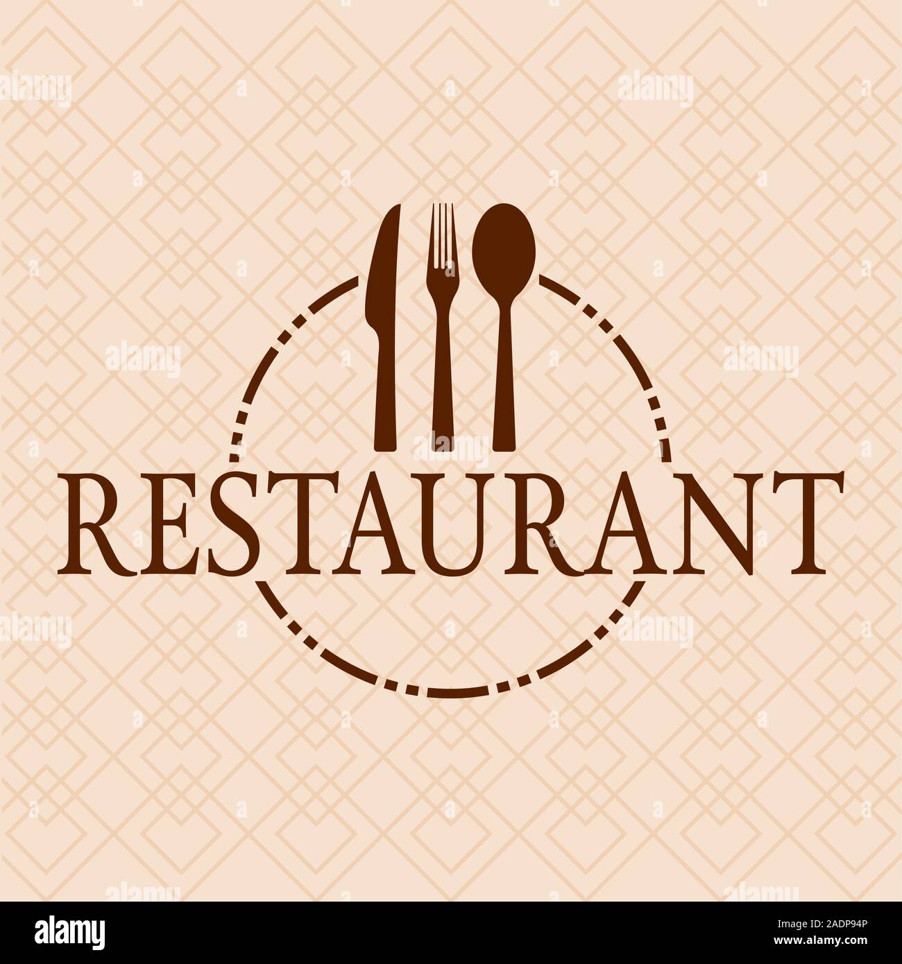 Restaurant logo illustration Stock Vector Image & Art - Alamy