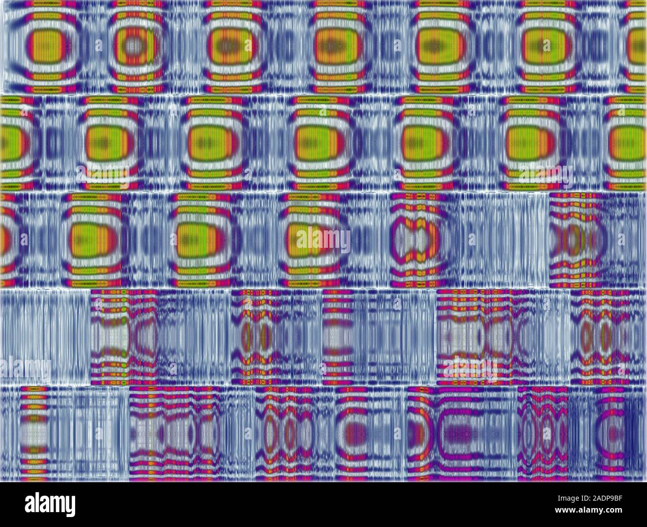 Fairy wren (Malurus sp.) song, wavelet graph. This image was produced ...