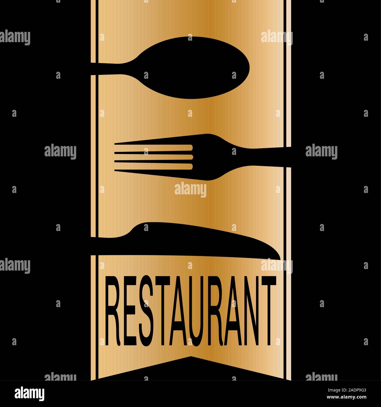 Restaurant logo illustration Stock Vector Image & Art - Alamy