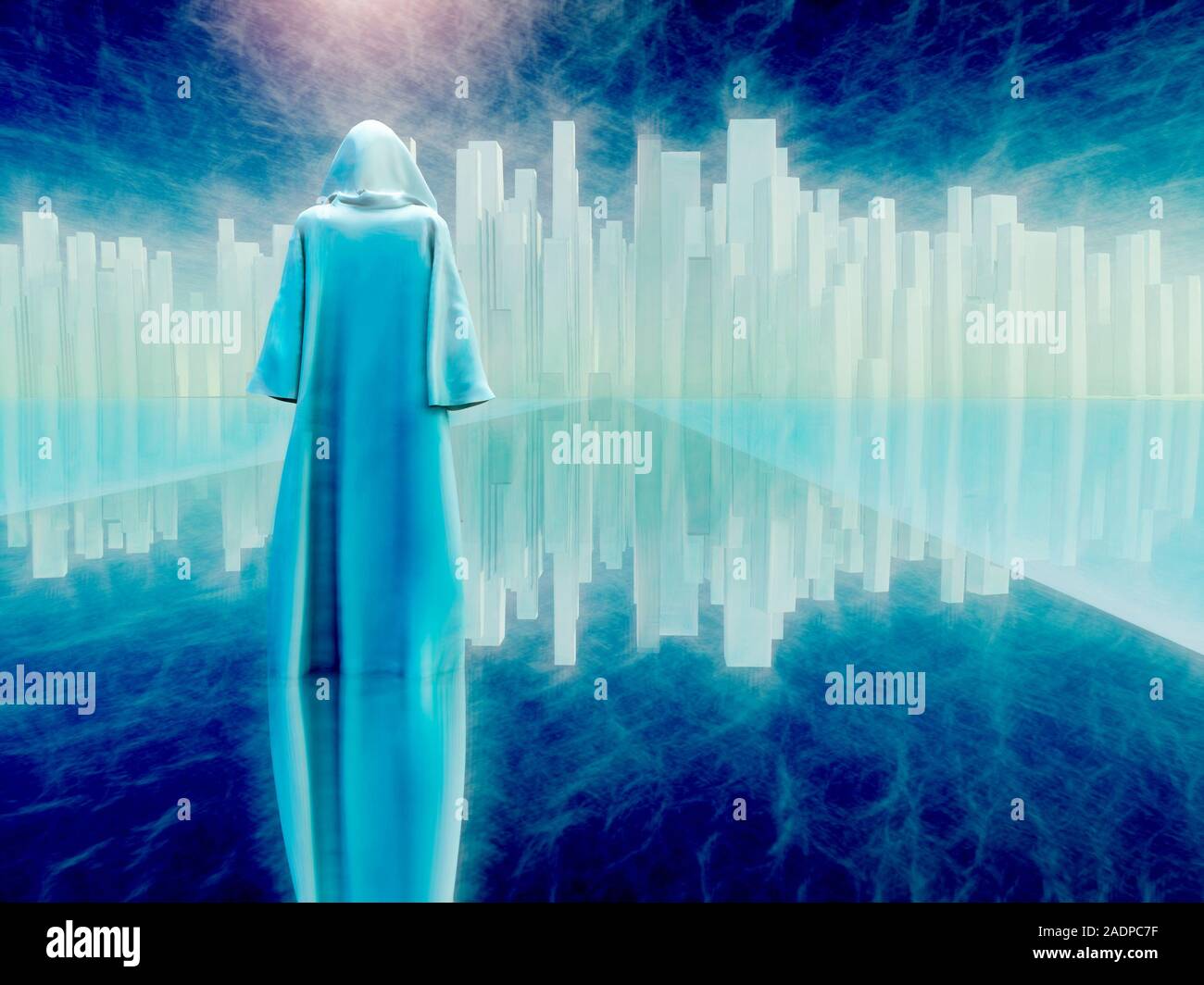 Tall white alien hi-res stock photography and images - Alamy