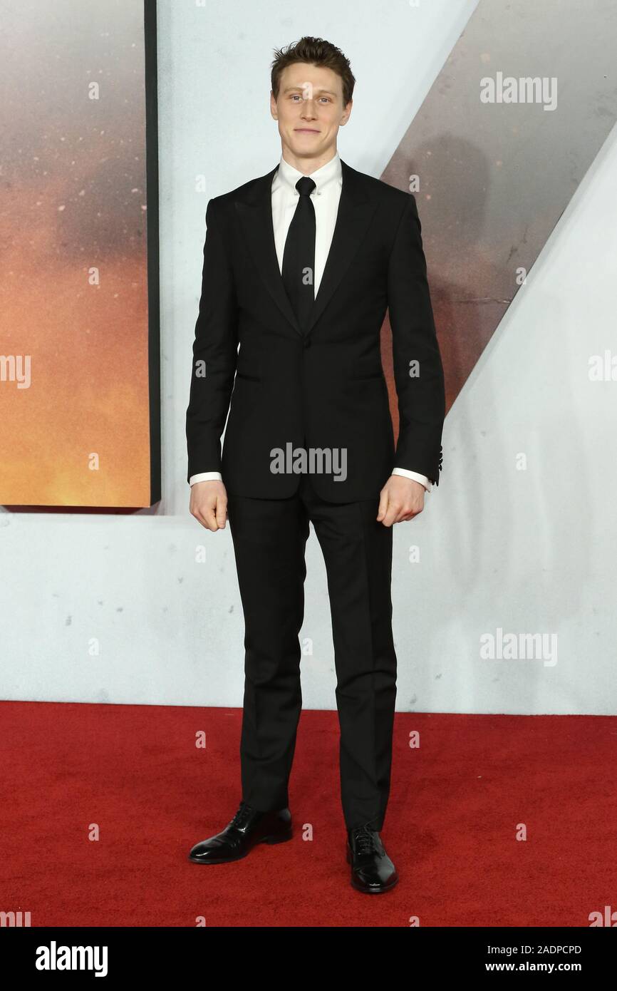 George MacKay, 1917 World Premiere, Leicester Square, London, UK, 04 ...