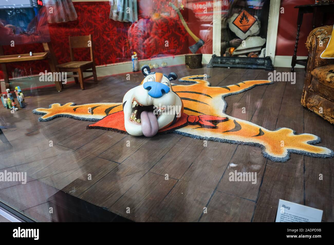 London, UK, 06 Oct 2019. BANKSY art in Gross Domestic Product pop-up ...