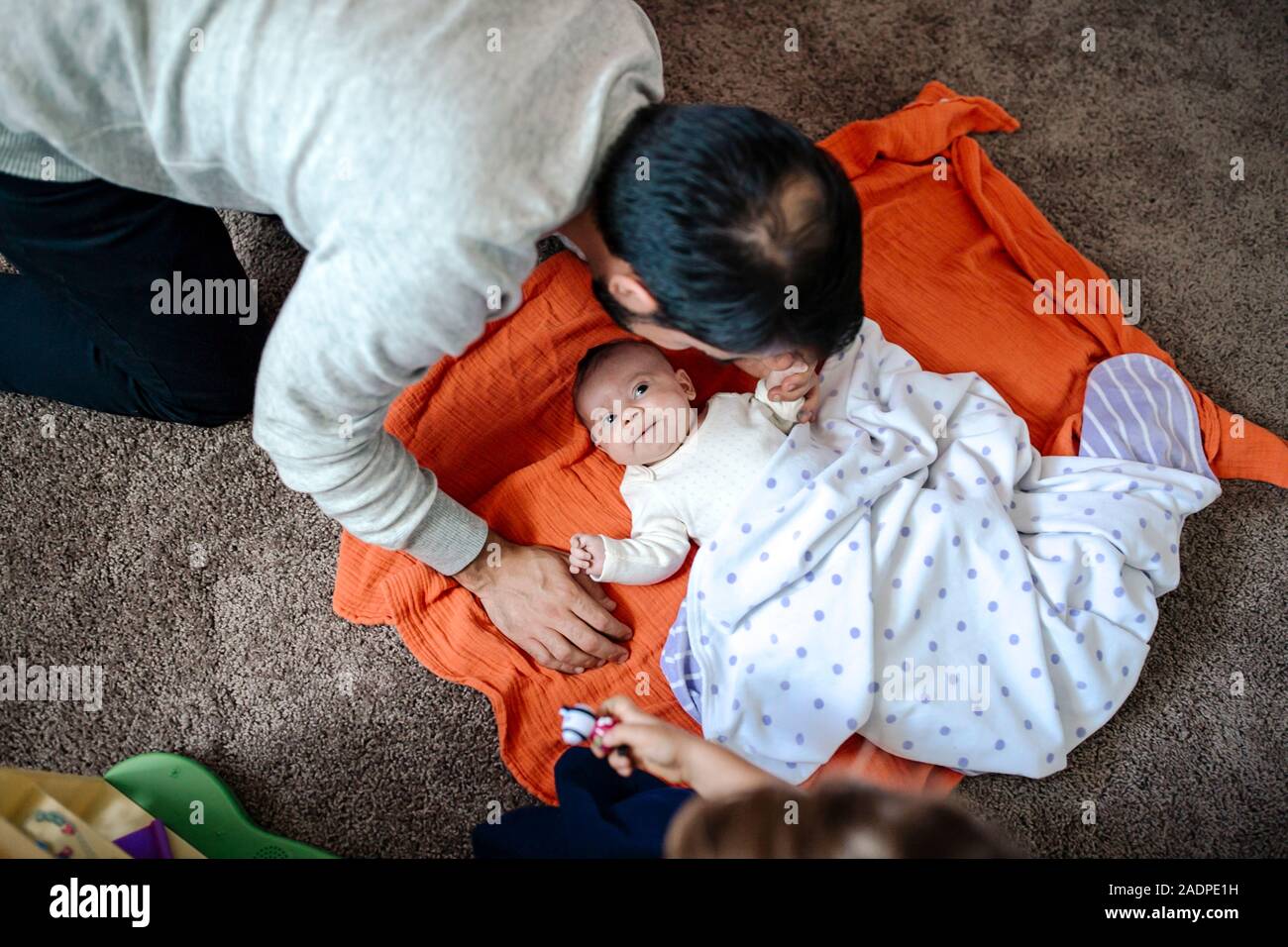 Baby leaning over hi-res stock photography and images - Alamy