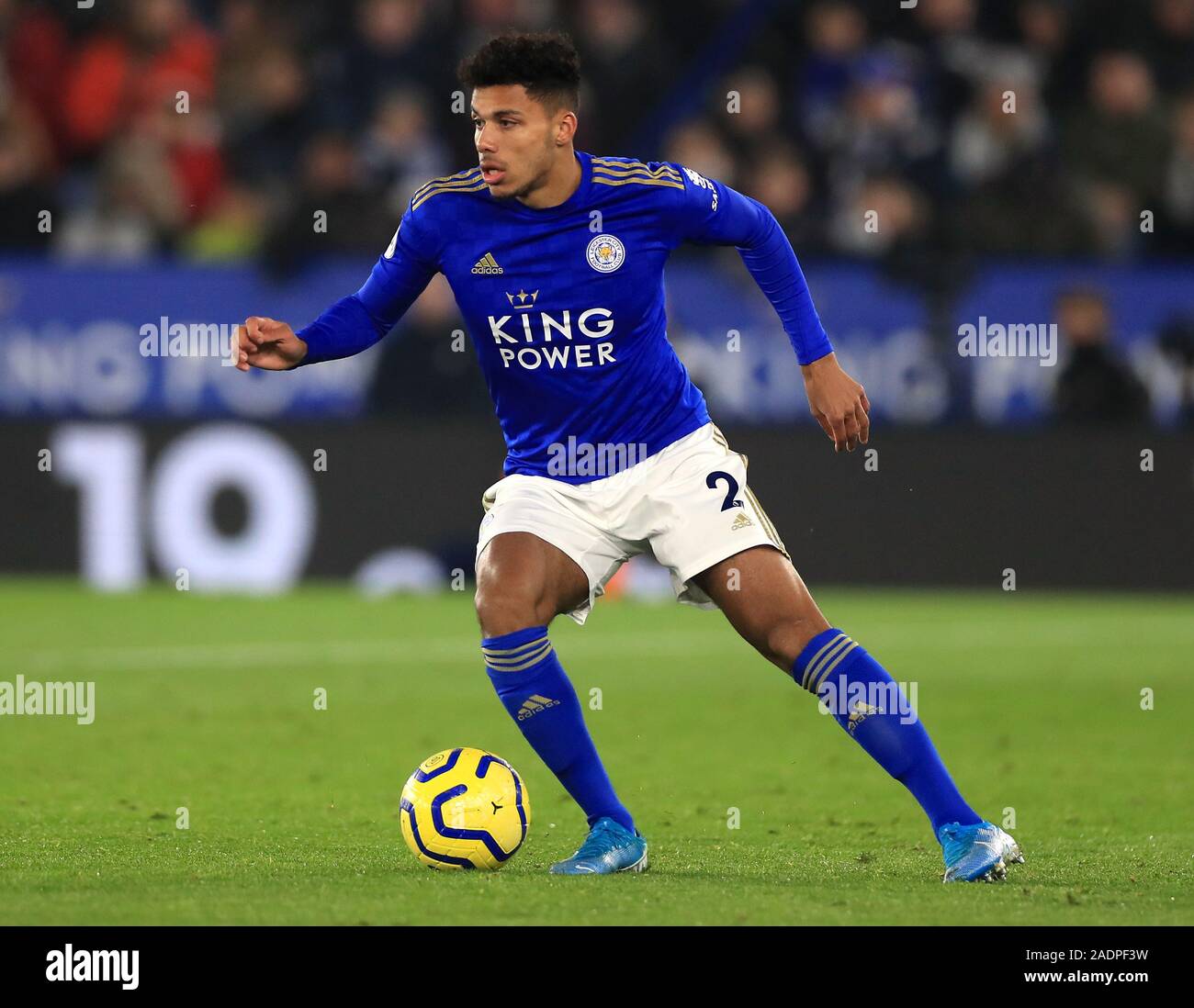 Leicester City's James Justin during the Premier League match at King ...