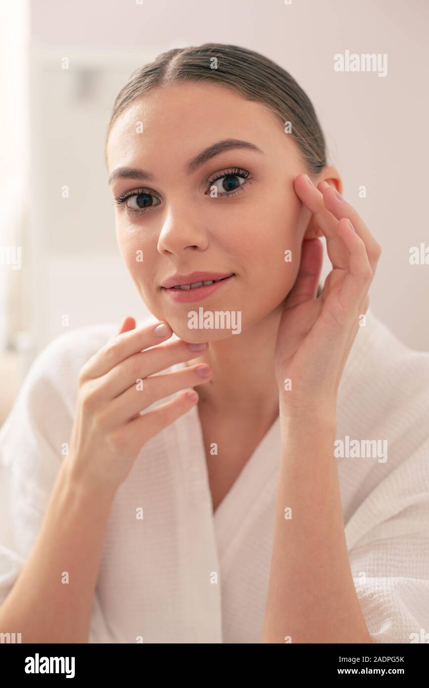 Care touch hands adult hi-res stock photography and images - Alamy