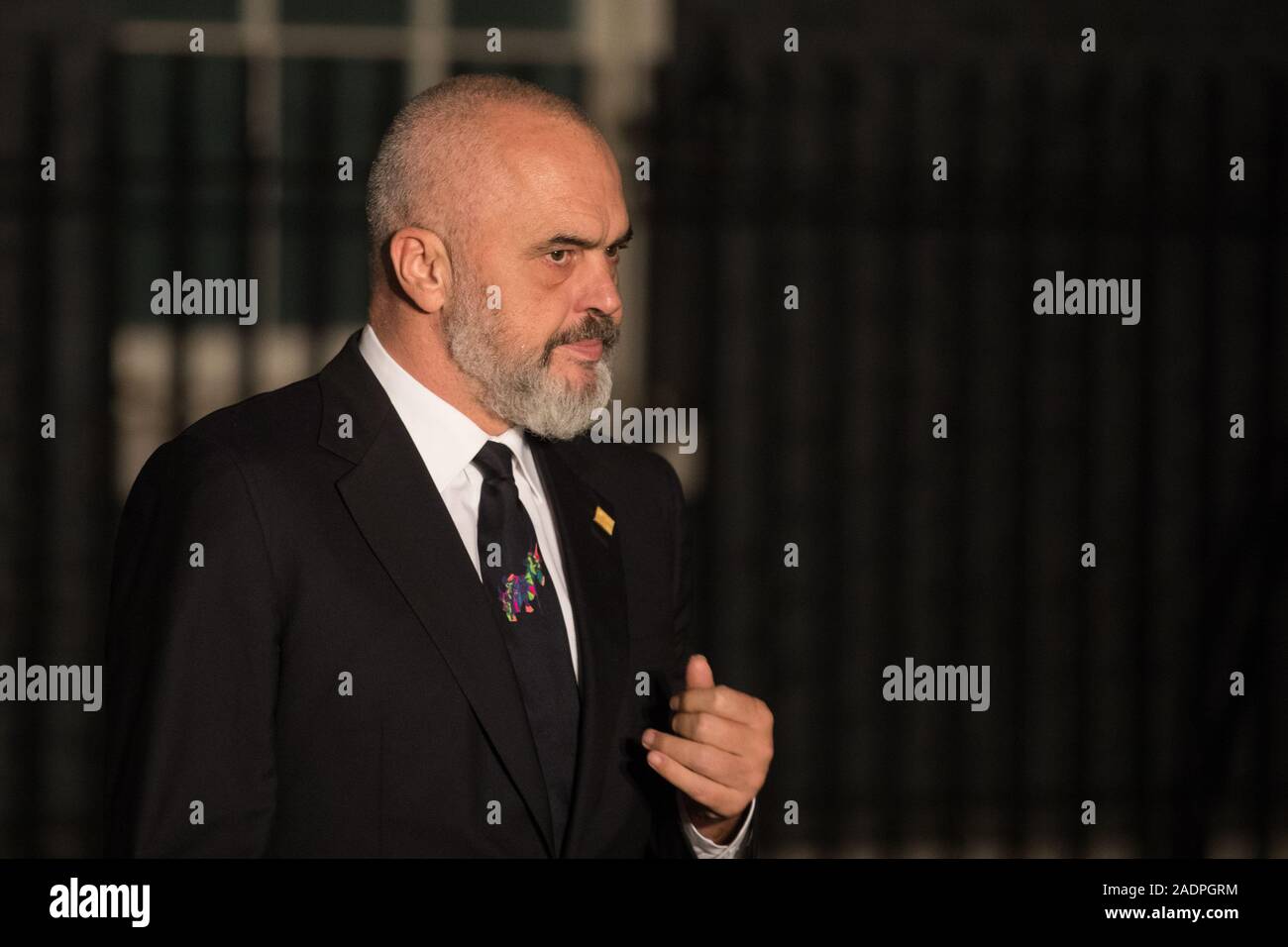 London, UK. 3 December, 2019. Edi Rama, Prime Minister of Albania ...
