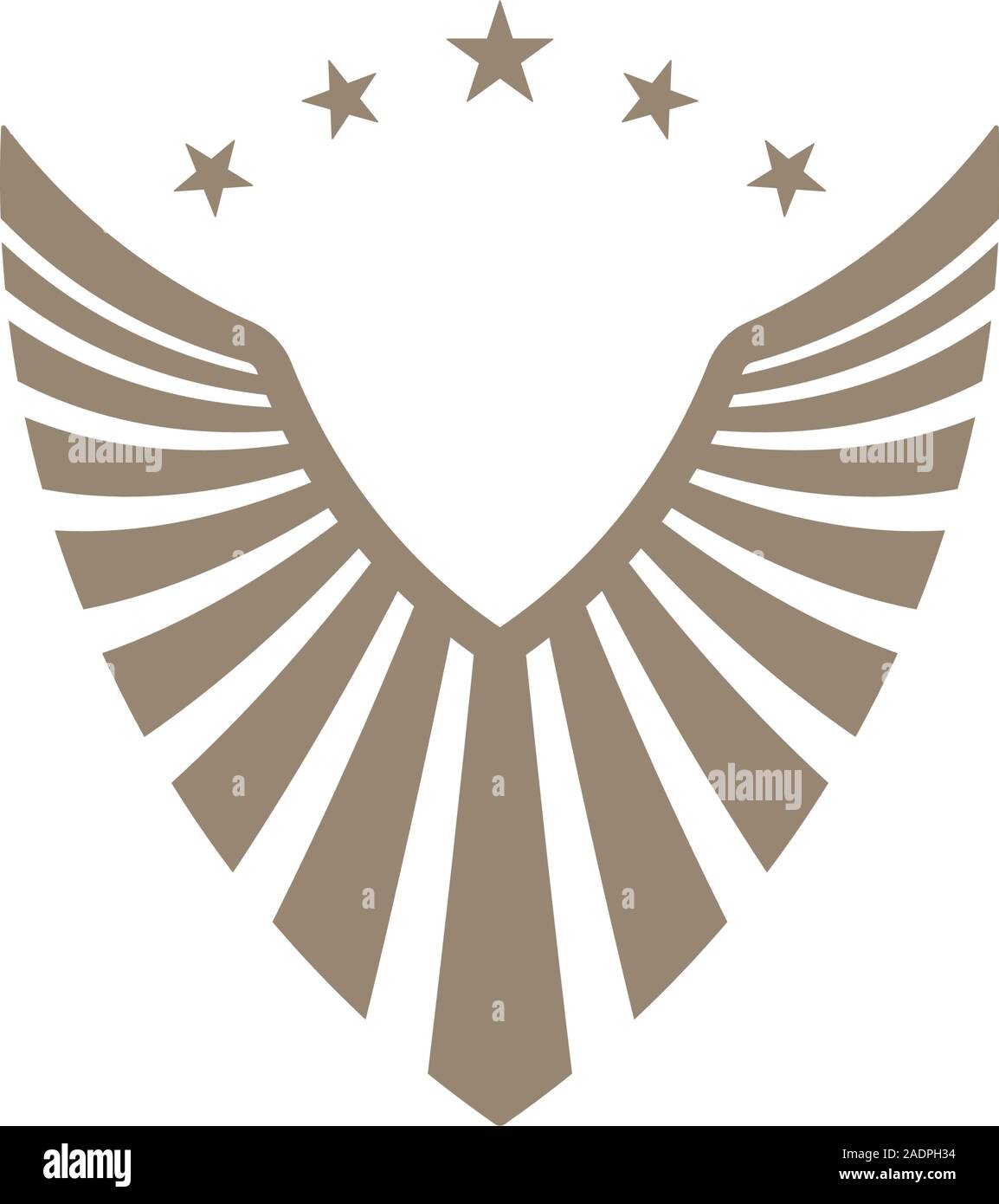 Golden wing shield luxury Cut Out Stock Images & Pictures - Alamy