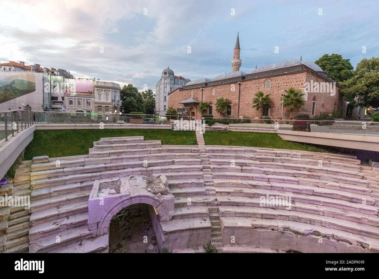 The Plovdiv Ancient Theater is one of the best-preserved Roman theaters ...