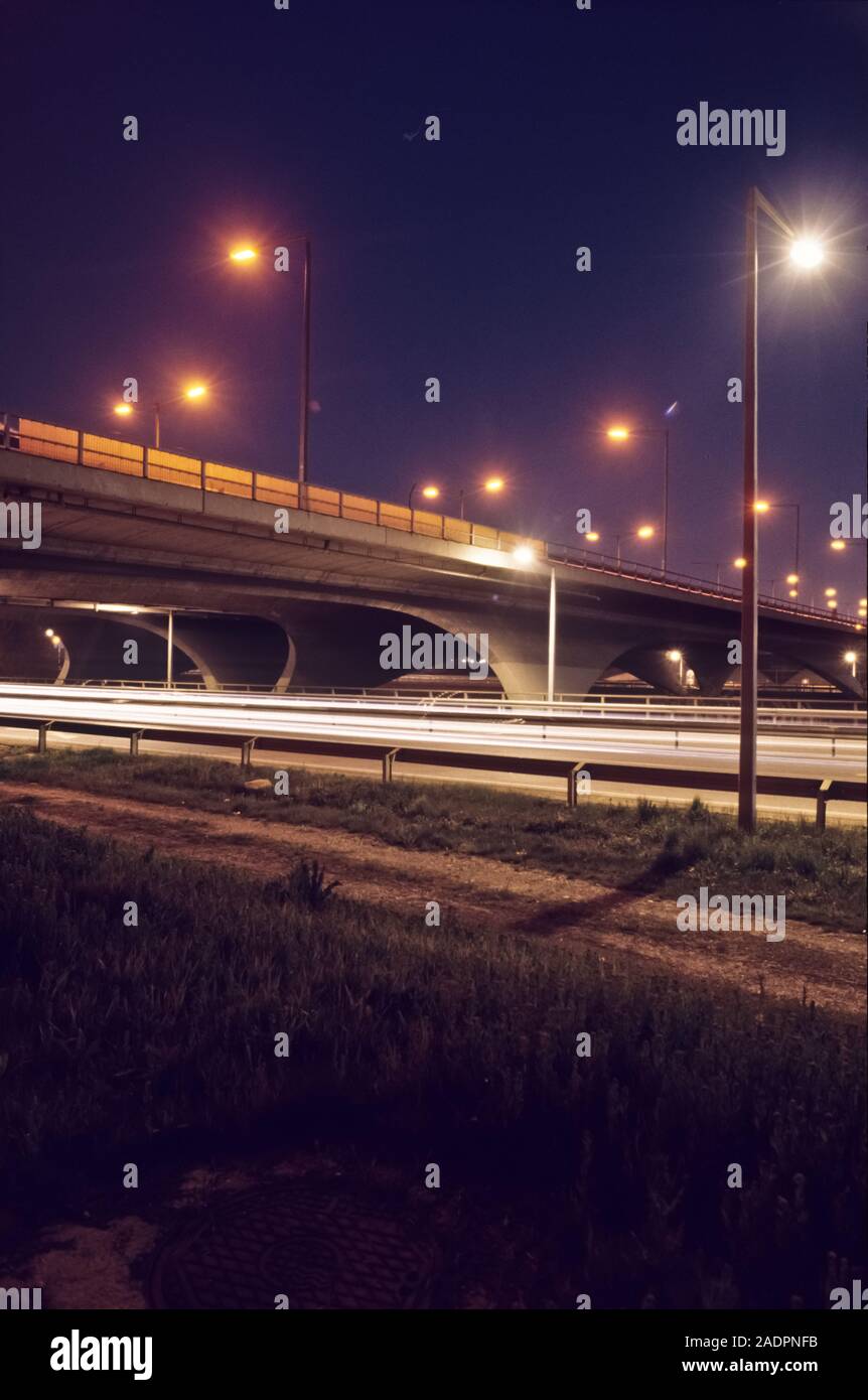 Autobahn bei nacht hi-res stock photography and images - Alamy