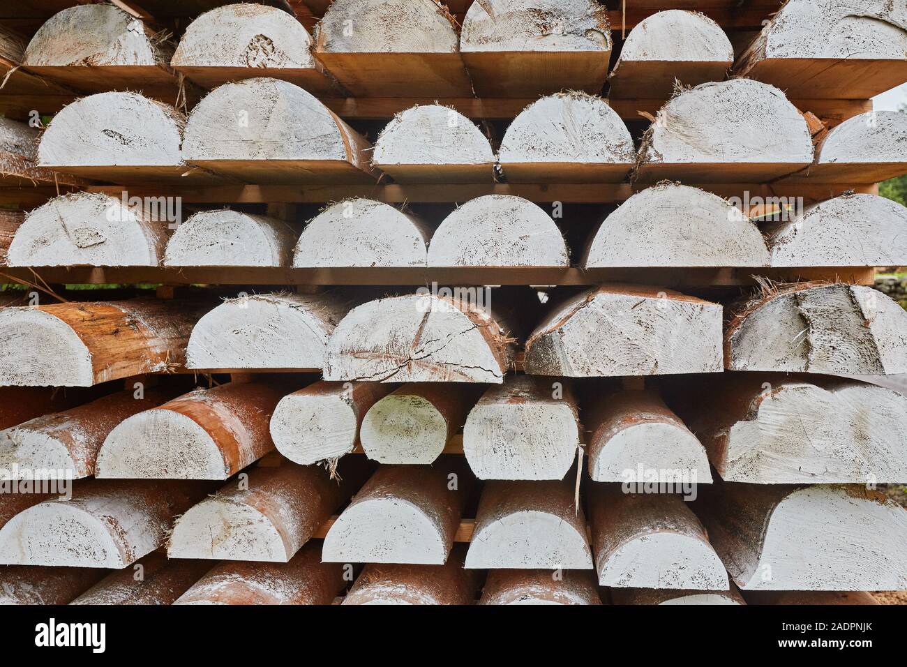 Wooden boards, lumber, industrial wood, timber. Building bar from a ...