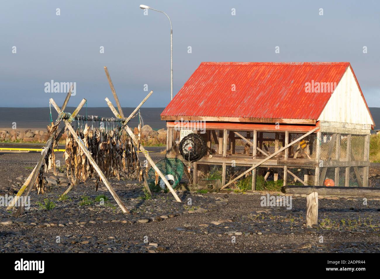 Outdoor fish drying rack hi-res stock photography and images - Alamy