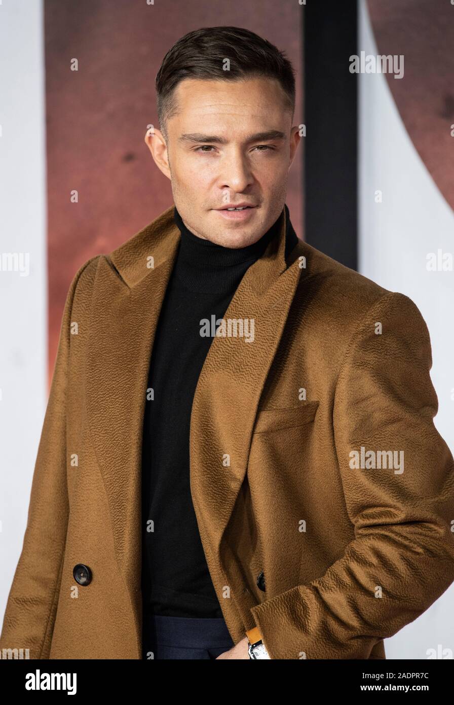 London, UK. 04th Dec, 2019. LONDON, ENGLAND - DECEMBER 04: Ed Westwick ...