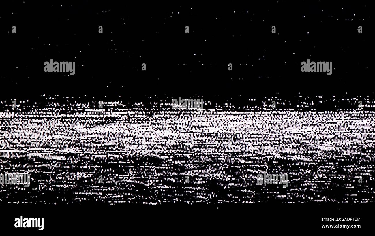 TV Static Noise Glitch Effect Stock Photo - Alamy