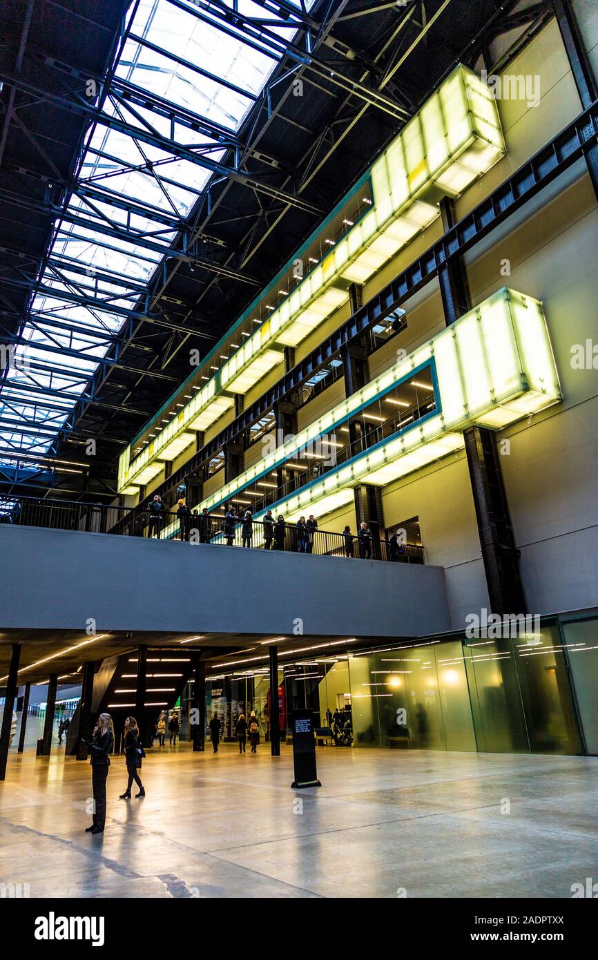 Interior of Tate Modern, London, UK Stock Photo - Alamy