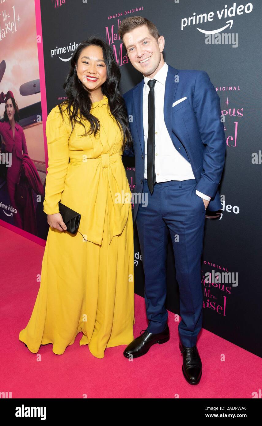 New York, United States. 04th Dec, 2019. Stephanie Hsu and Joel ...