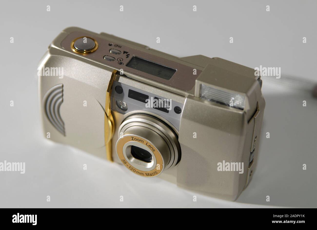 35mm Compact Camera with logos removed Stock Photo - Alamy