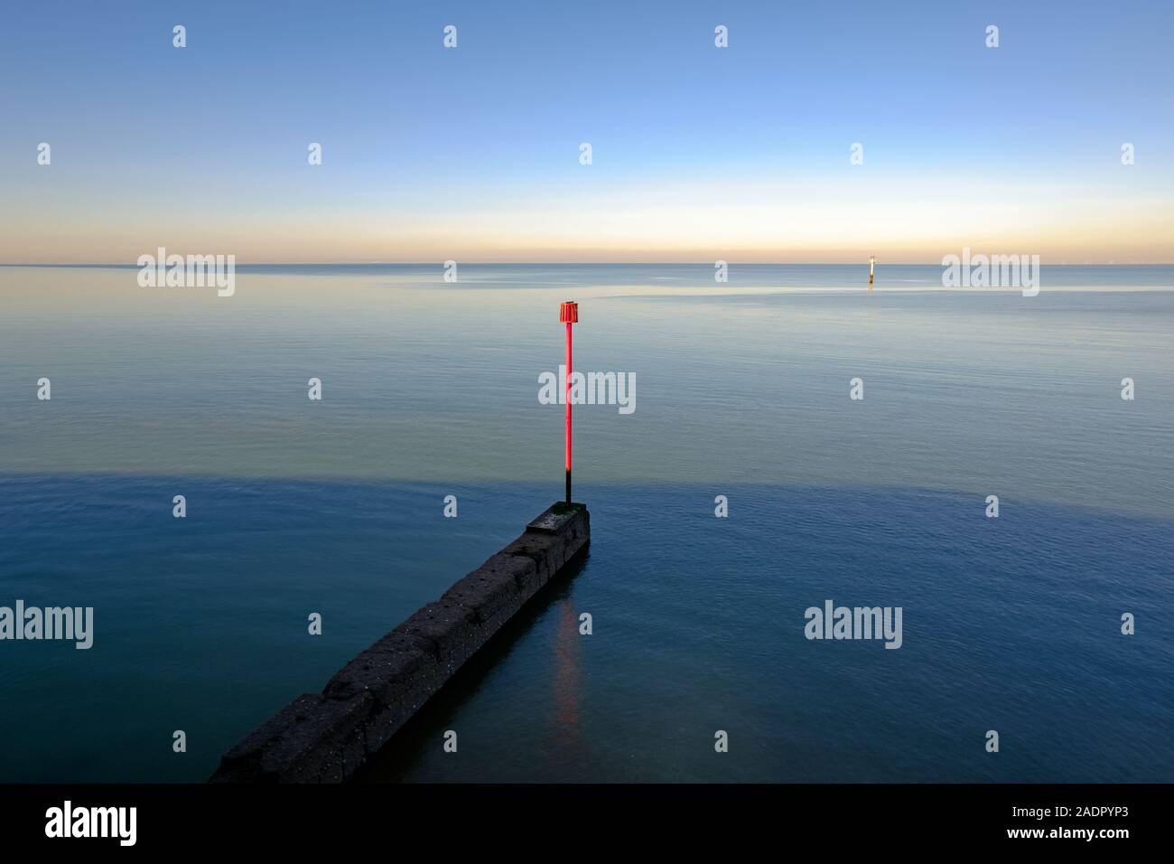 Groyne marker hi-res stock photography and images - Alamy