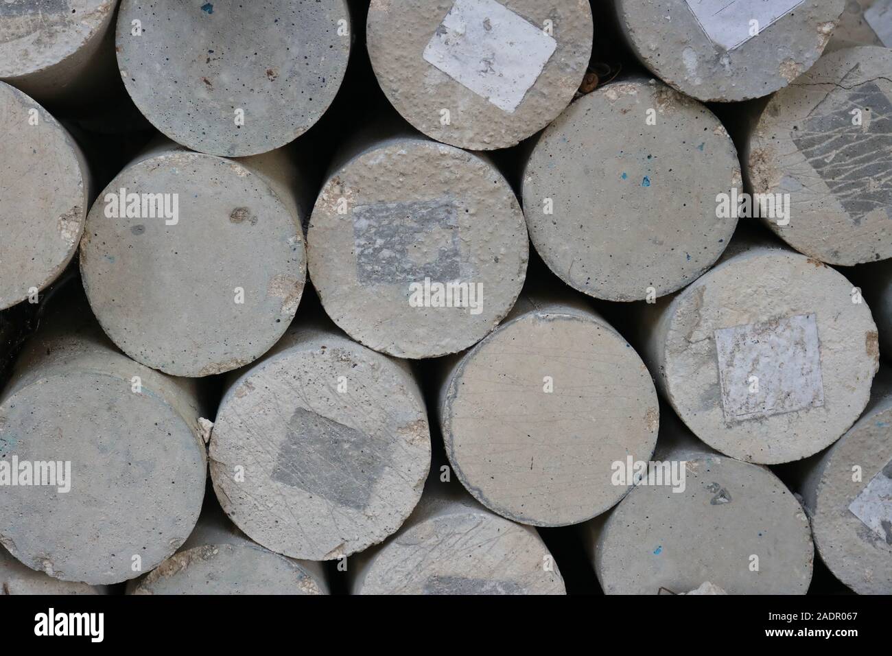 Concrete cylinders hi-res stock photography and images - Alamy