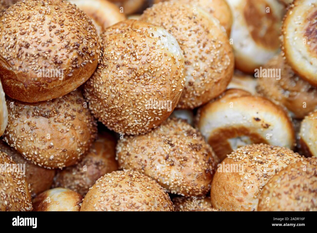 The soft toasted buns are in a box at the grocery store. Quick ...