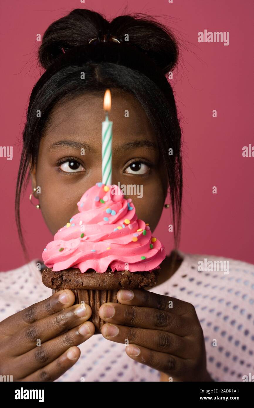 African american girl birthday cake hi-res stock photography and images ...