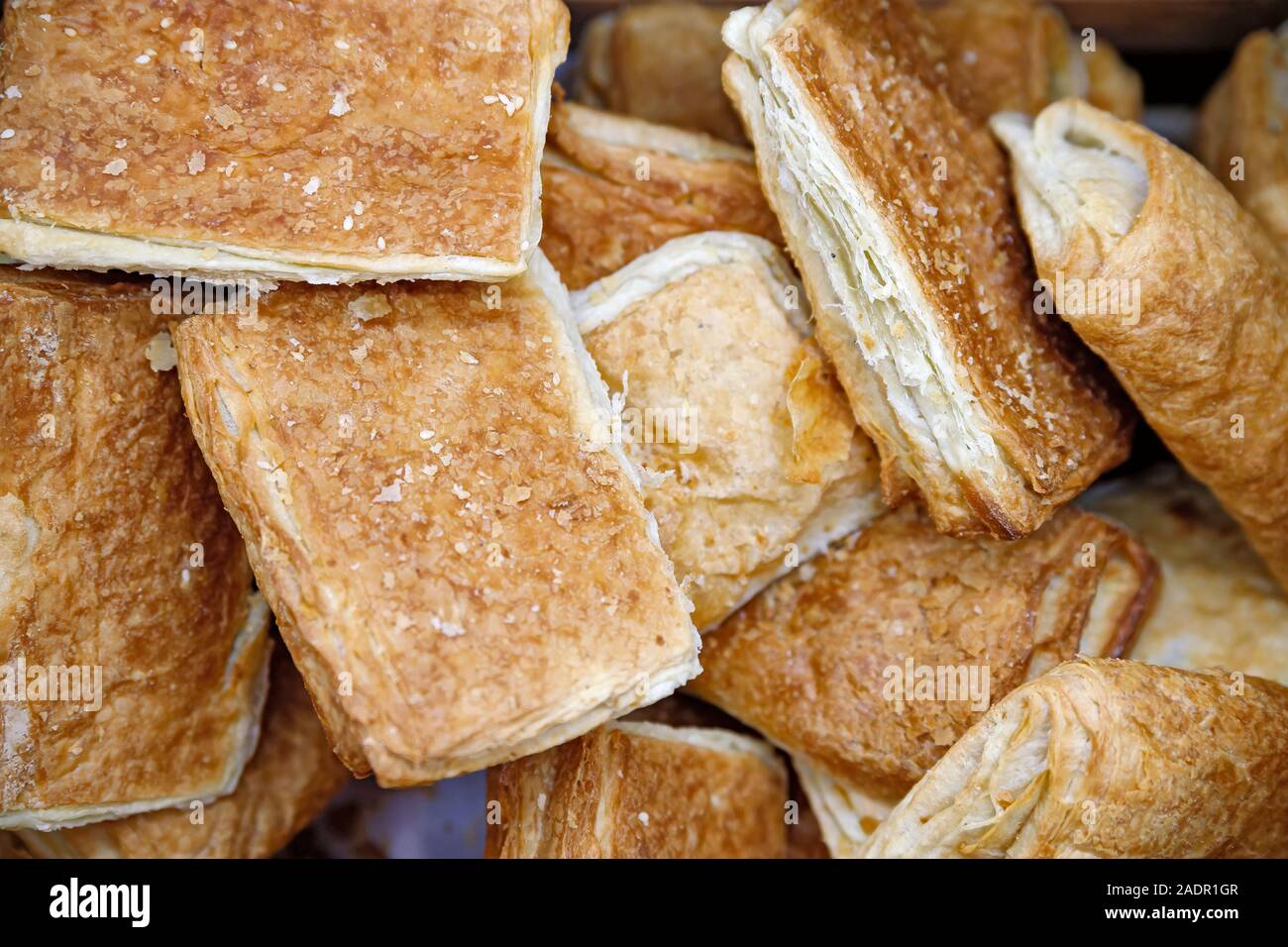 The soft toasted buns are in a box at the grocery store. Quick ...