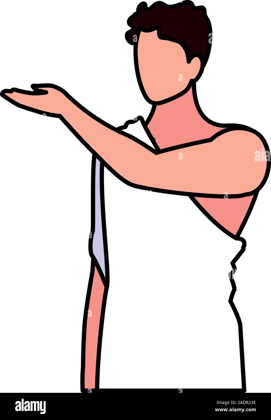 man pilgrim hajj on white background vector illustration design Stock ...