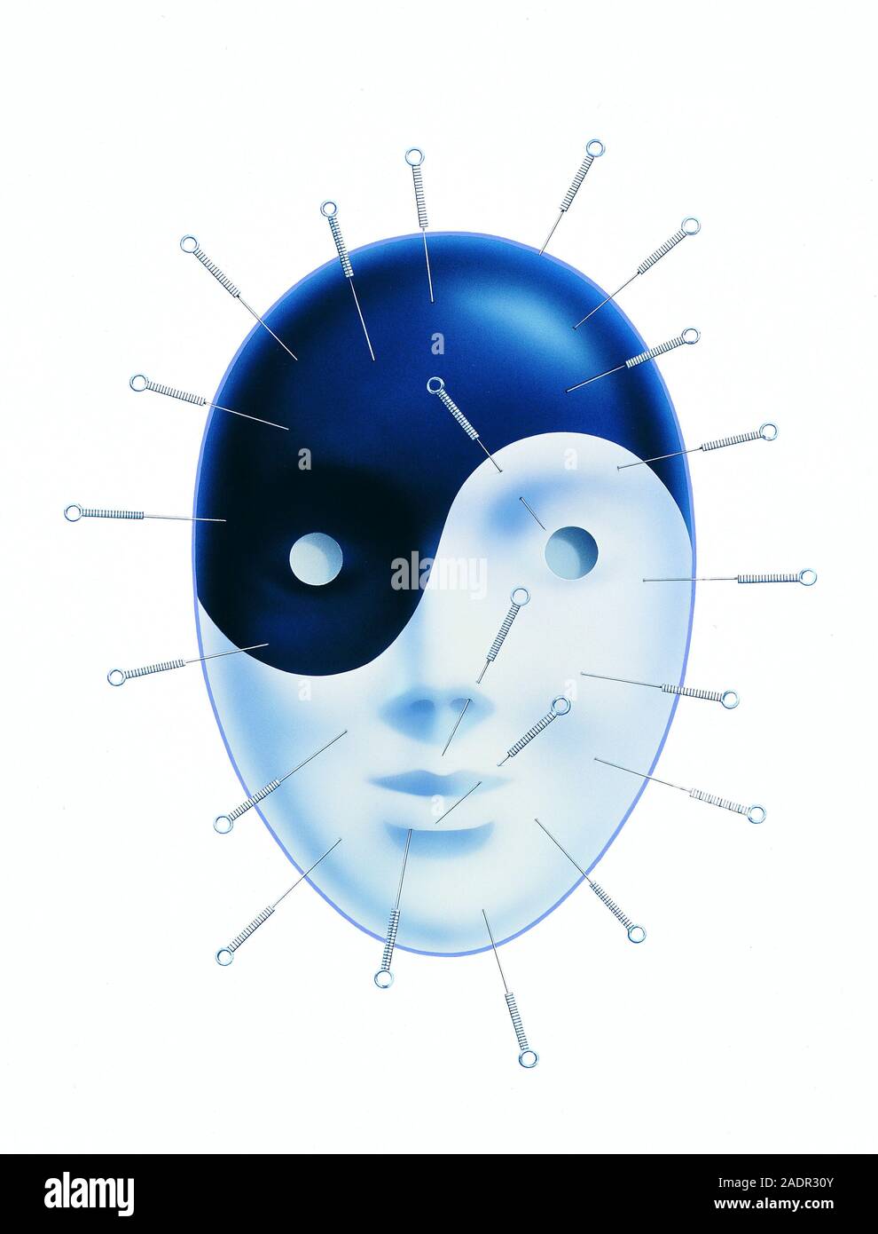 Acupuncture drawing hi-res stock photography and images - Alamy