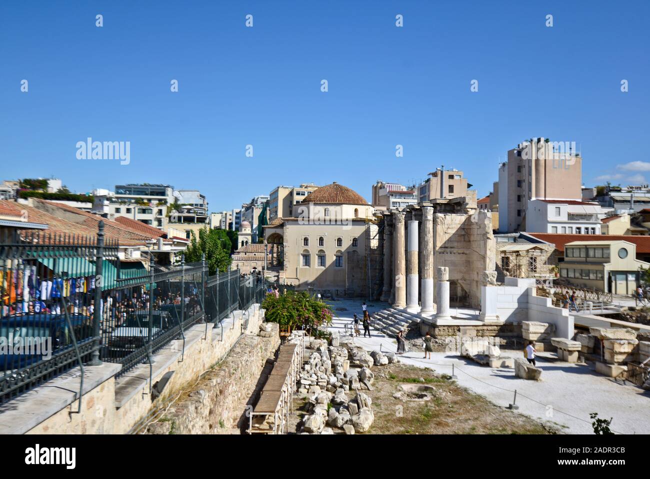 Hadrians Library. Athens, Greece Stock Photo - Alamy