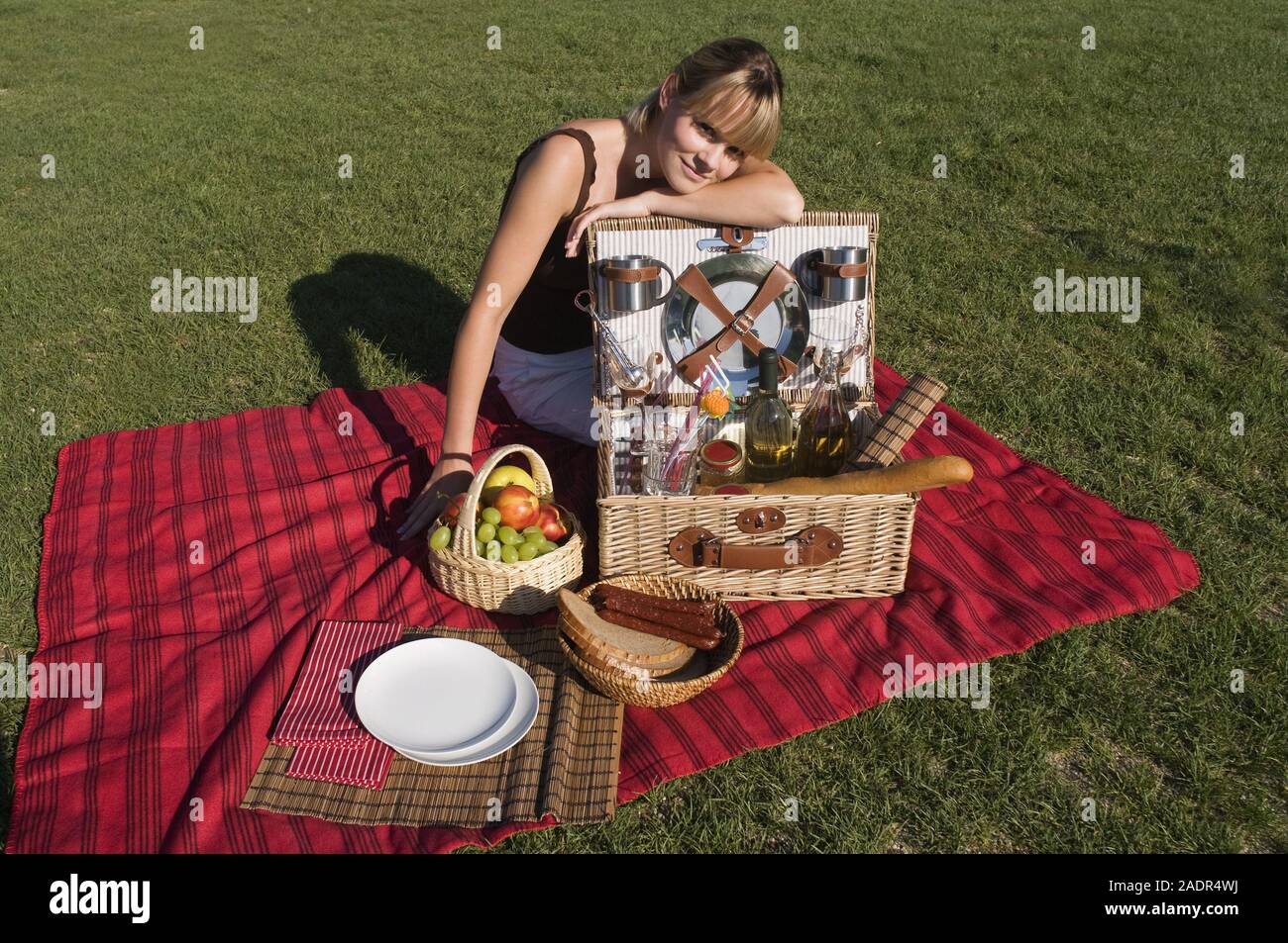 Picknickkorb hi-res stock photography and images - Alamy