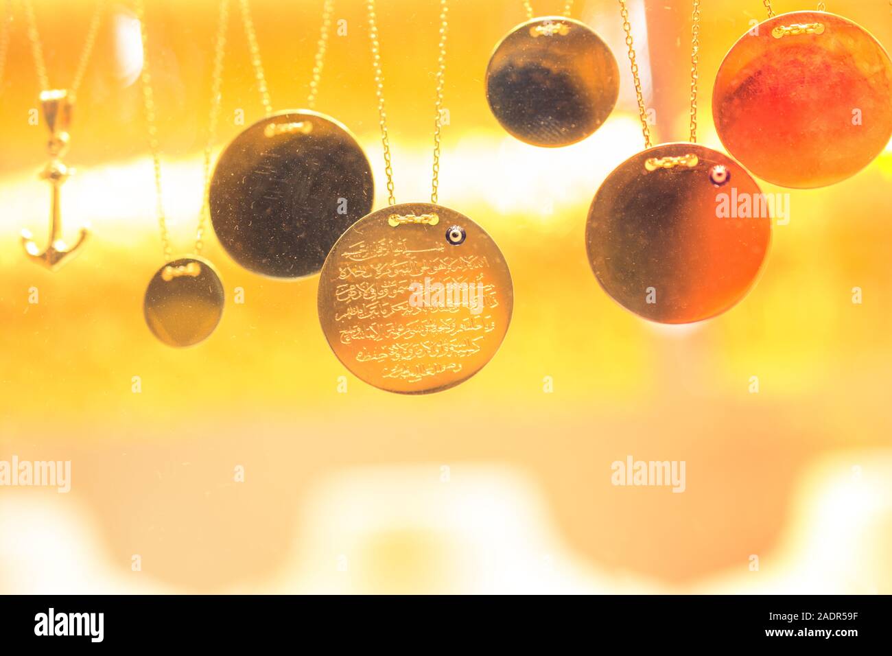 Traditional Turkish Gold Coins in Ottoman style Stock Photo - Alamy