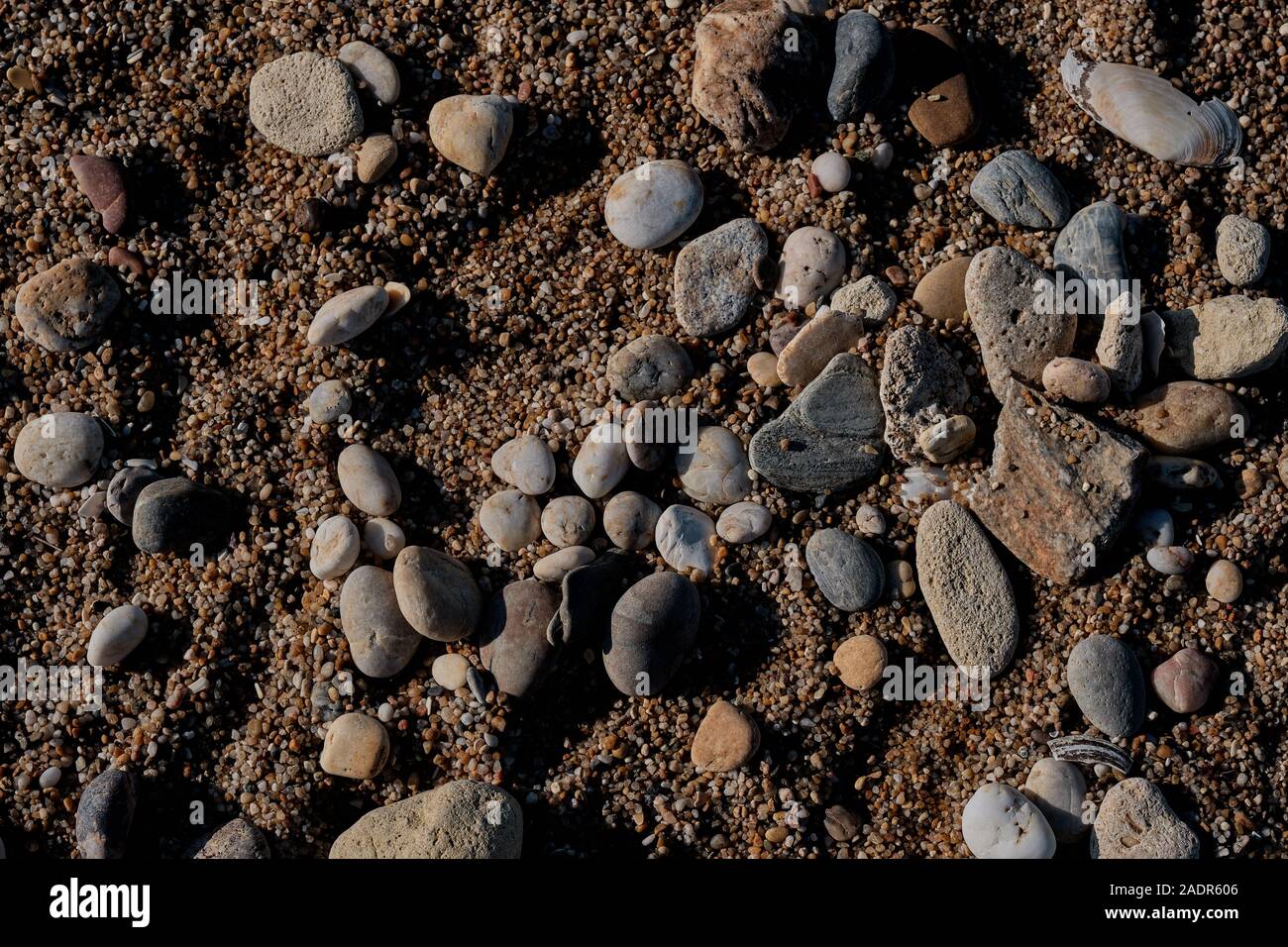 detailed photo of pebbles on the beach Stock Photo - Alamy
