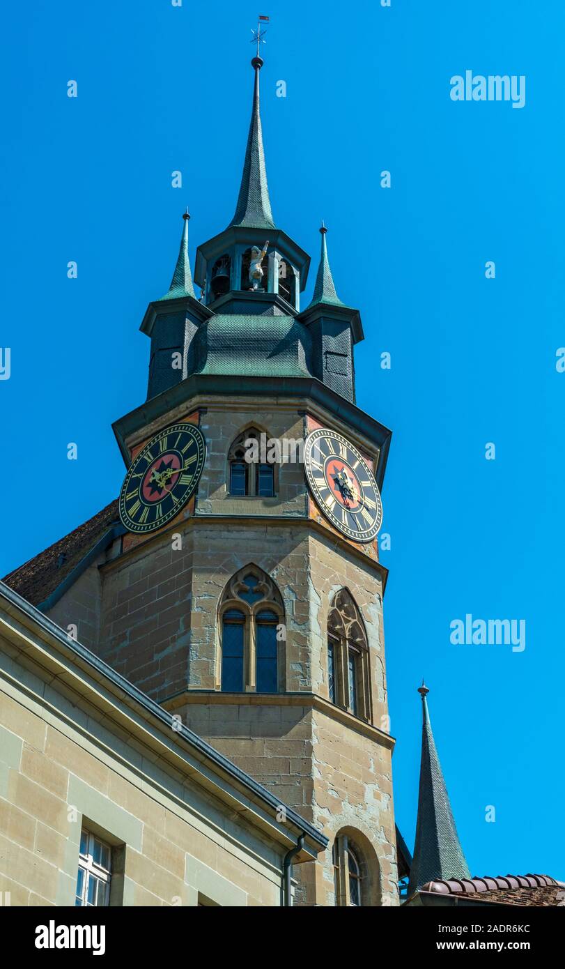 Clock tower swiss clock hi-res stock photography and images - Alamy