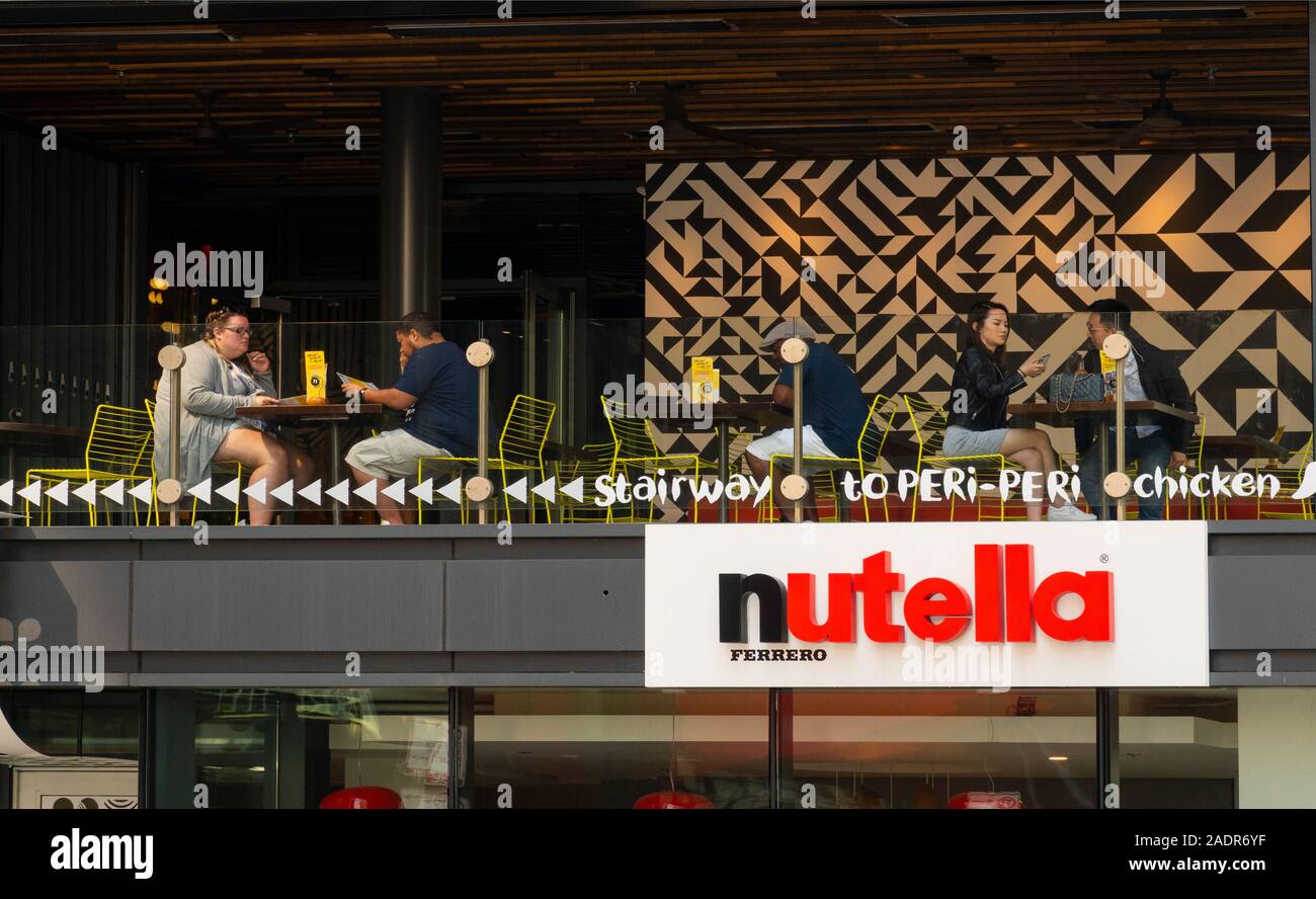 Nutella Cafe on Michigan avenue in Chicago Illinois Stock Photo - Alamy