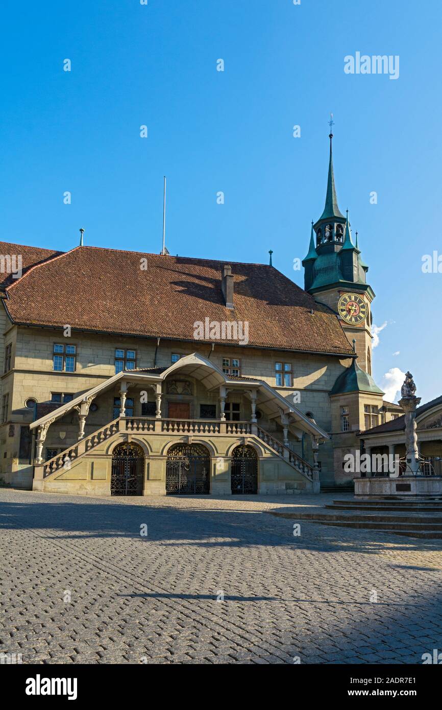 Clock tower swiss clock hi-res stock photography and images - Alamy