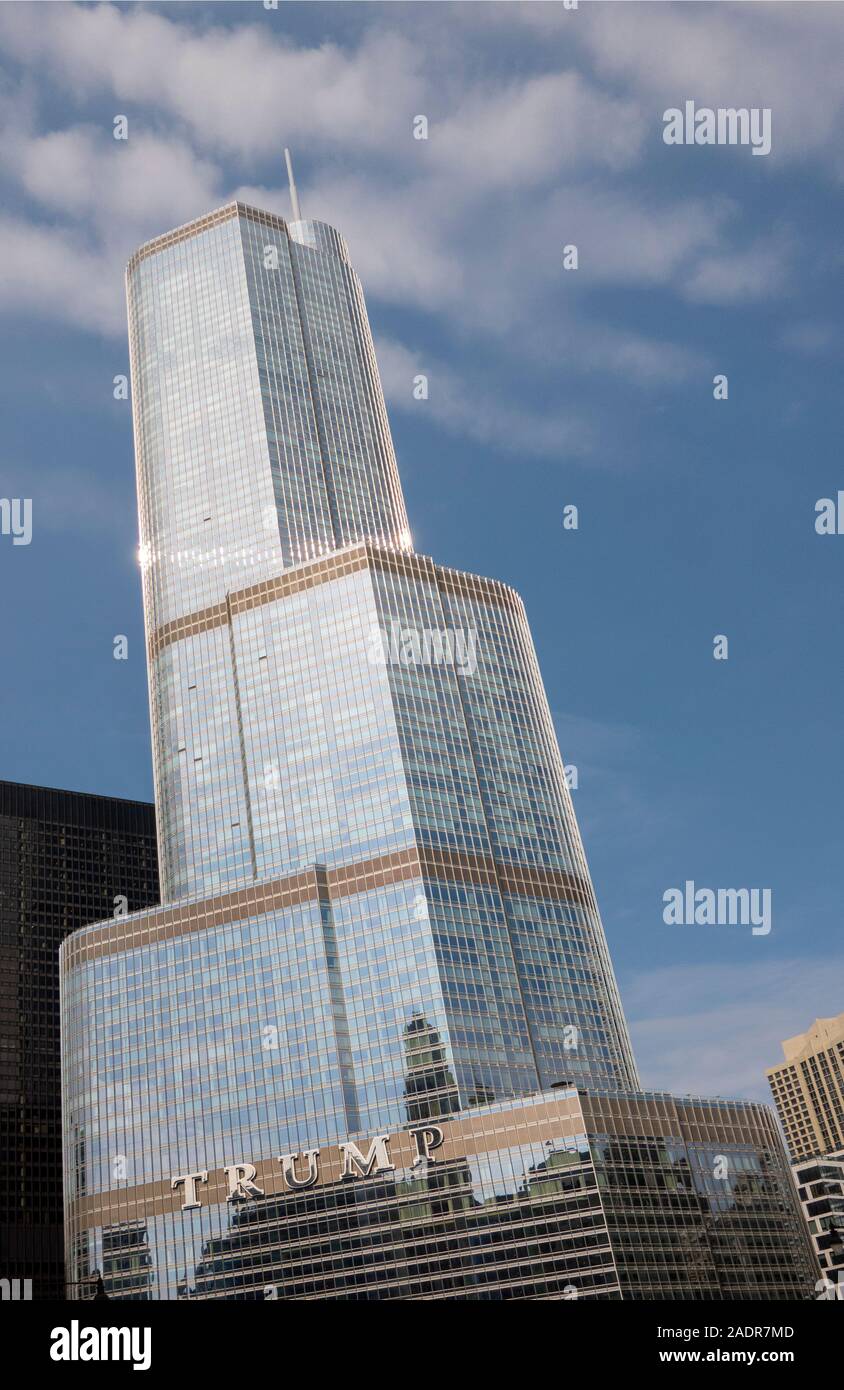Trump International Hotel and Tower in Chicago Illinois Stock Photo - Alamy