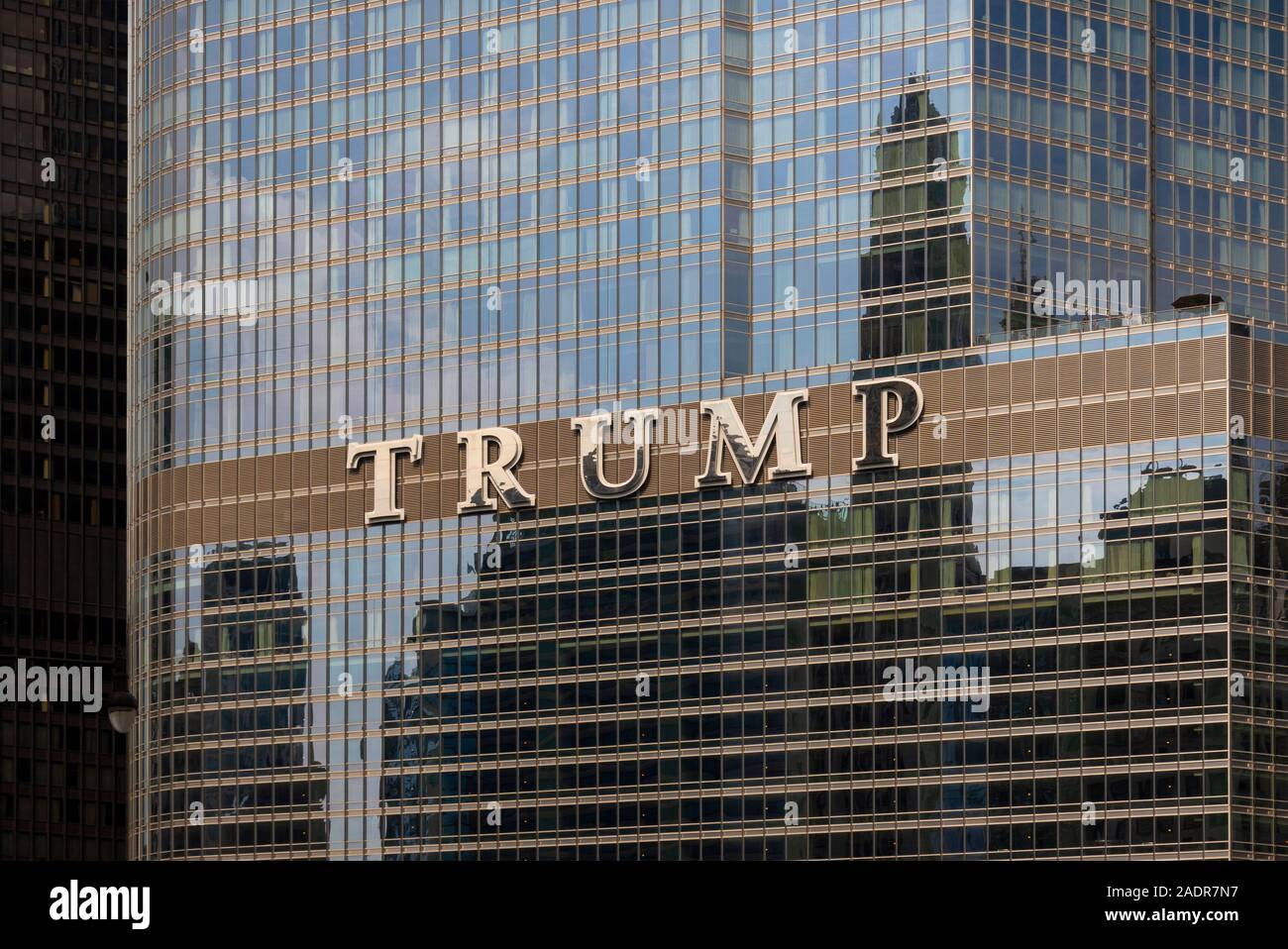 Trump International Hotel and Tower in Chicago Illinois Stock Photo - Alamy