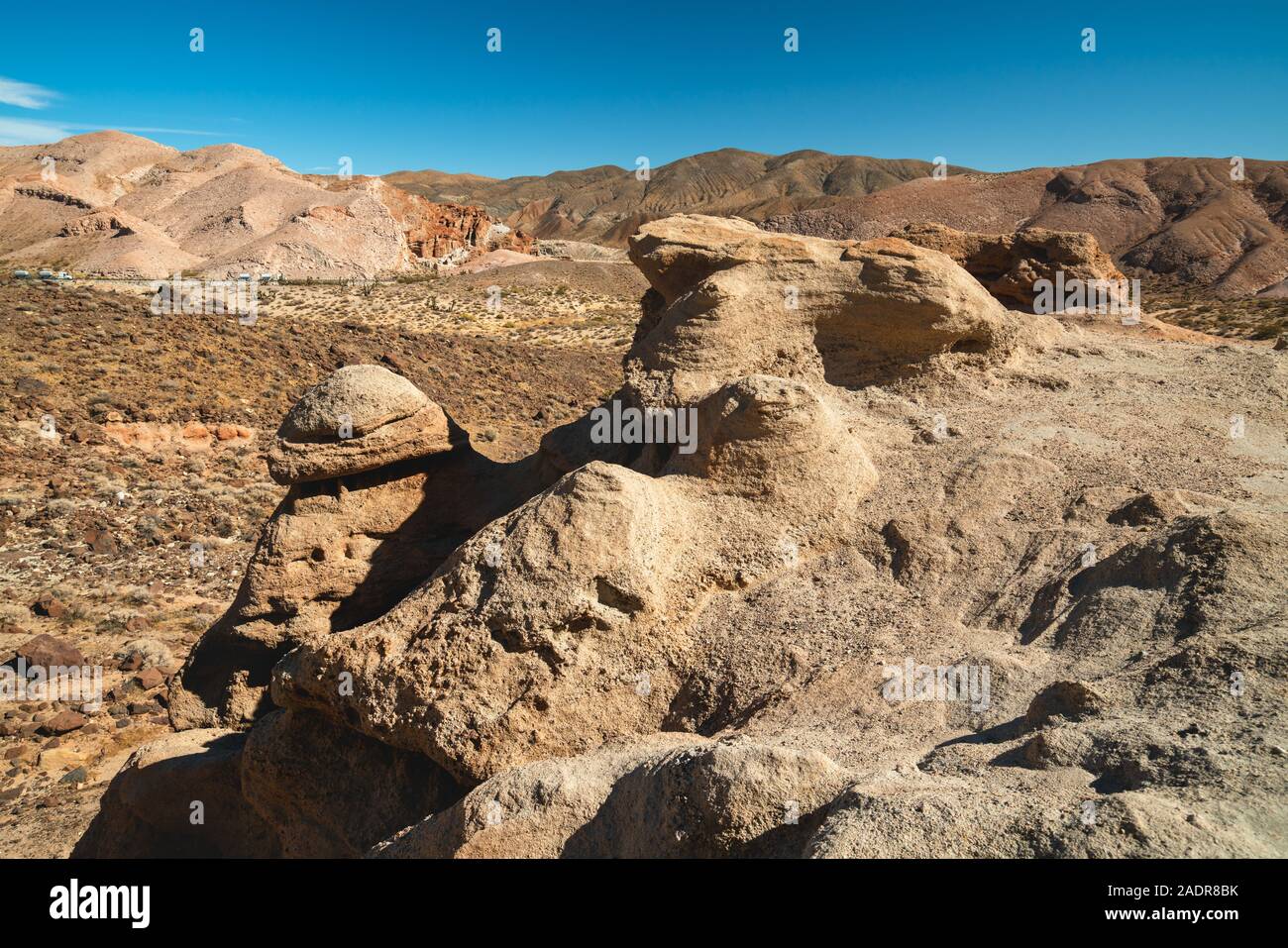 Scenic desert cliffs, Red Rock Canyon State park, California Stock ...