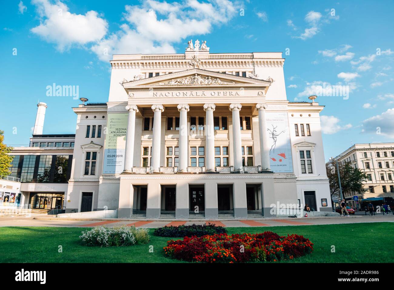 Latvian national opera house riga hi-res stock photography and images - Alamy