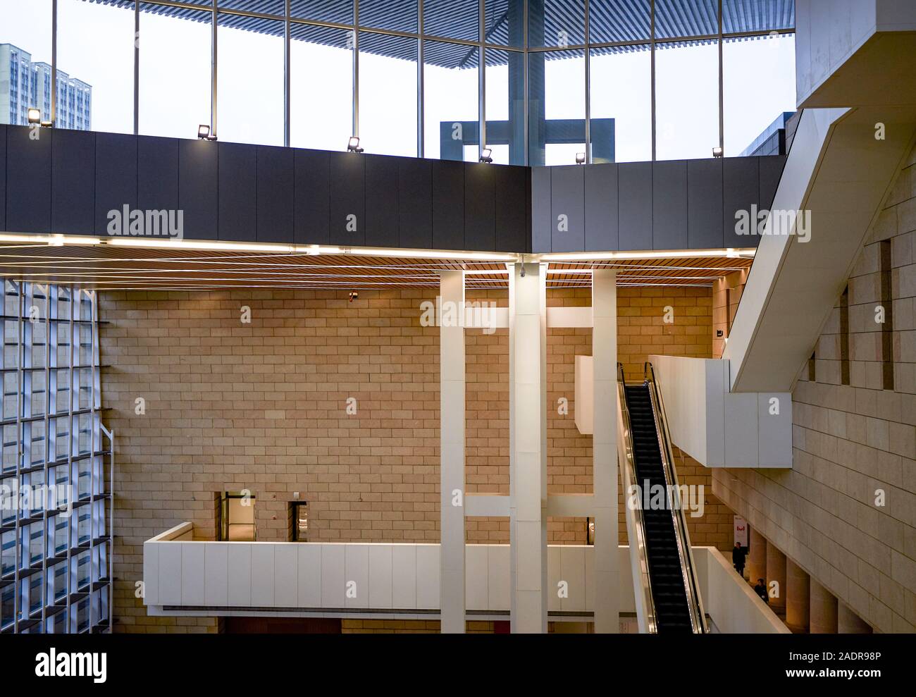 Interior architecture design of modern city museum Stock Photo - Alamy