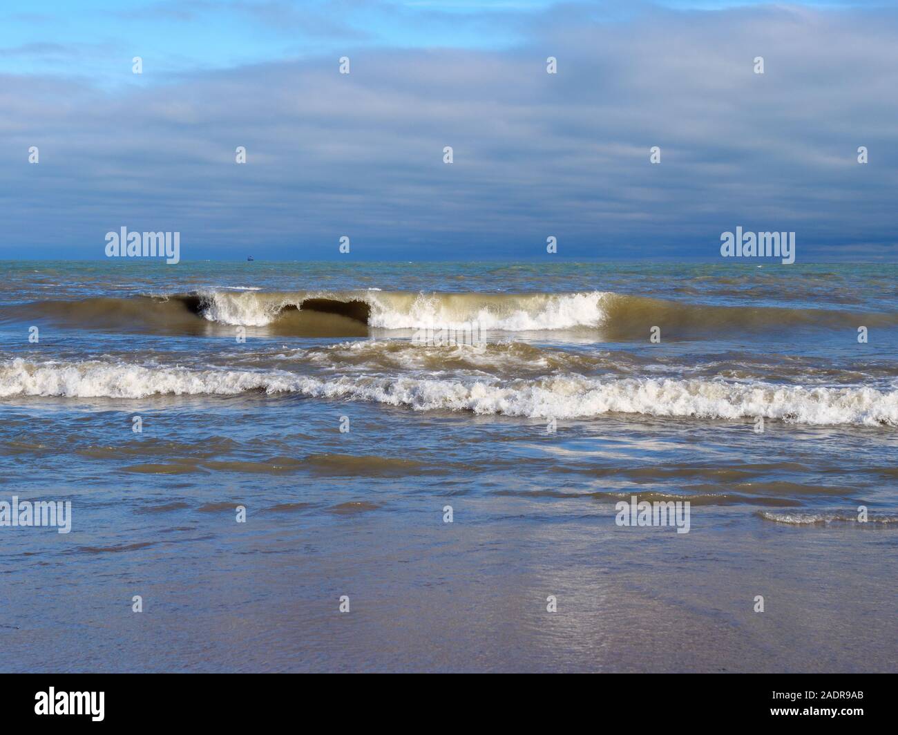 Lake Michigan surf. North Avenue Beach, Chicago, Illinois Stock Photo ...