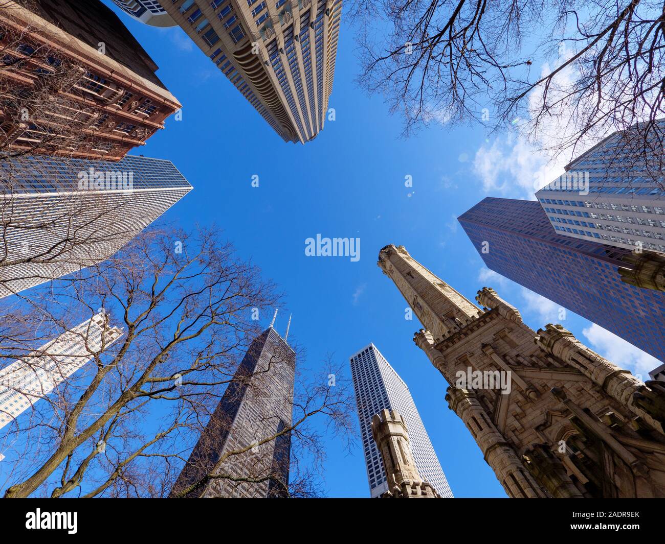 Old chicago water tower hi-res stock photography and images - Alamy