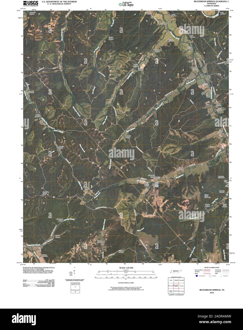 Map Of Beaverdam High Resolution Stock Photography and Images - Alamy