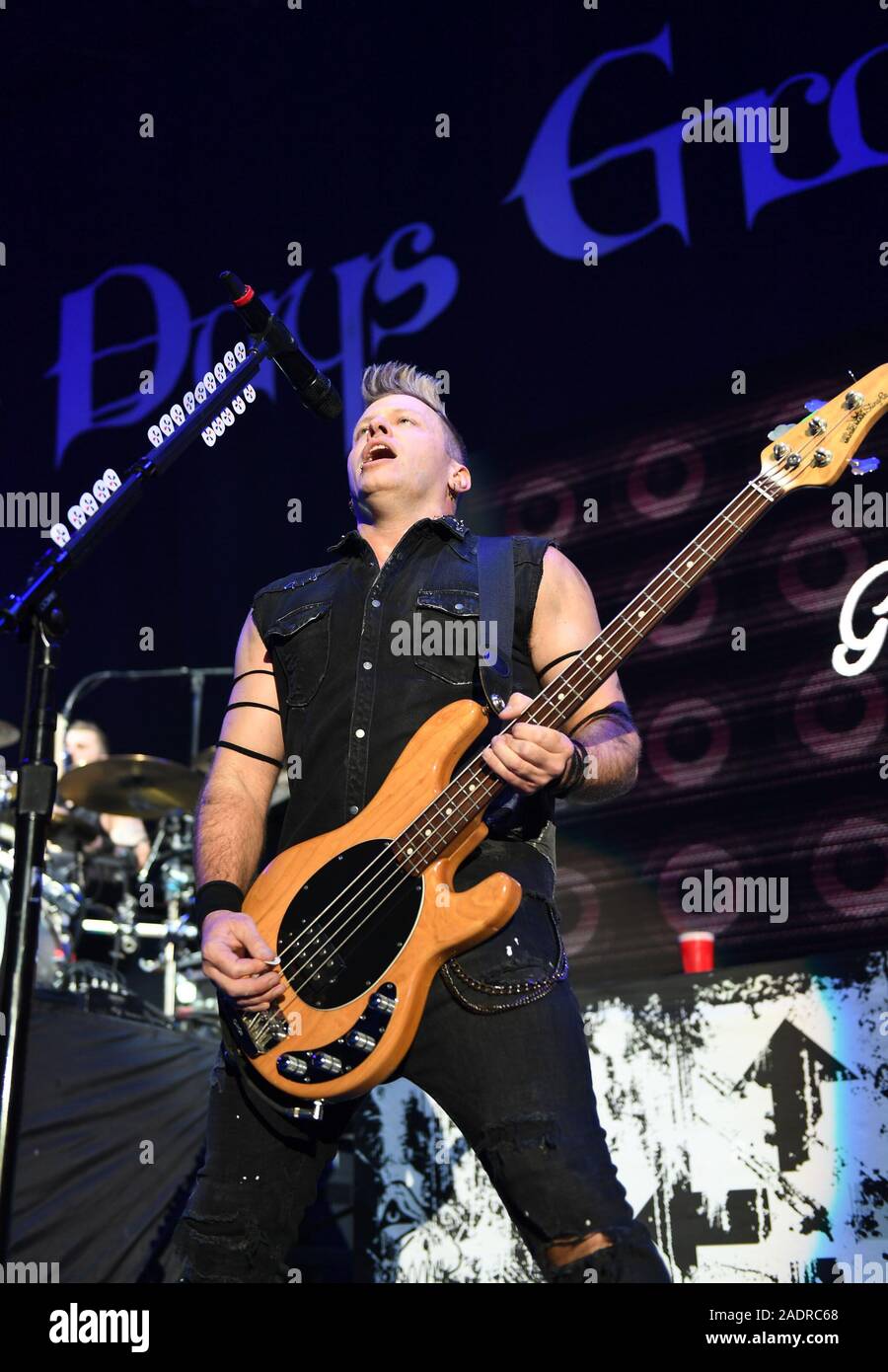 December 2, 2019, Norfolk, Virginia, USA: BRAD WALST of Three Days ...