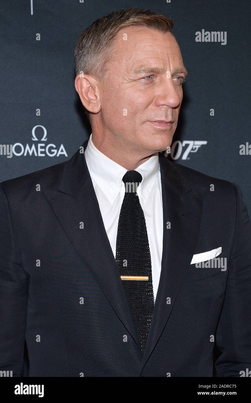 New York, USA. 04th Dec, 2019. Actor Daniel Craig attends the launch of ...