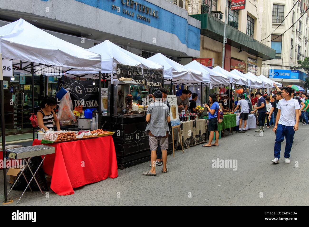 Nov 10, 2019 People around the Escolta Block festival, Manila ...