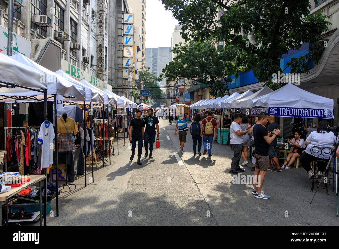Nov 10, 2019 People around the Escolta Block festival, Manila ...