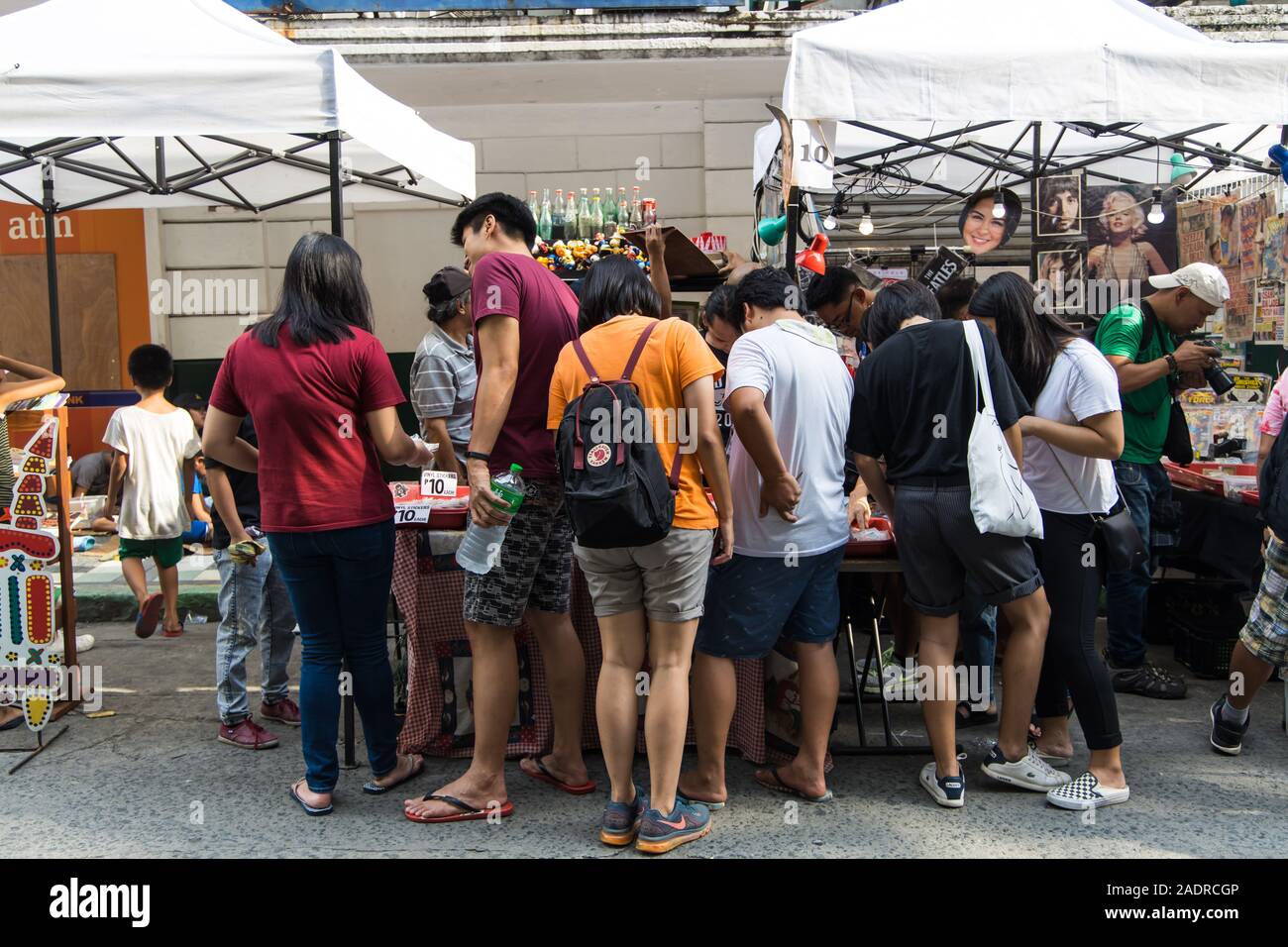 Nov 10, 2019 People around the Escolta Block festival, Manila ...