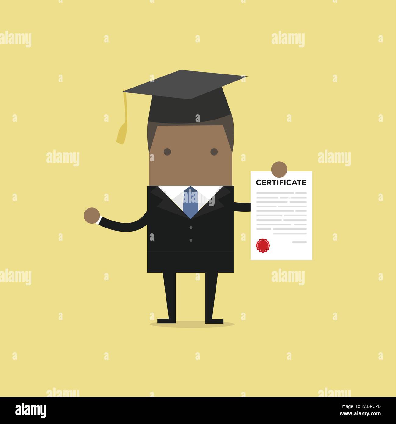 Professional education certificate Stock Vector Images - Alamy